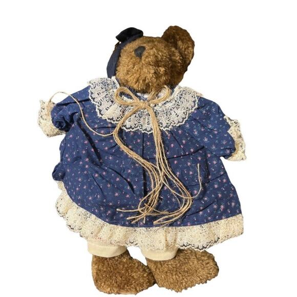 Handmade | Toys | Nwt Blue Lace Teddy Doll Dress For Playtime For 2 ...